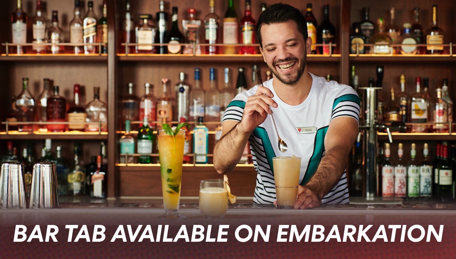 Bar Tab Option Now Available on Embarkation Day - VV Insider